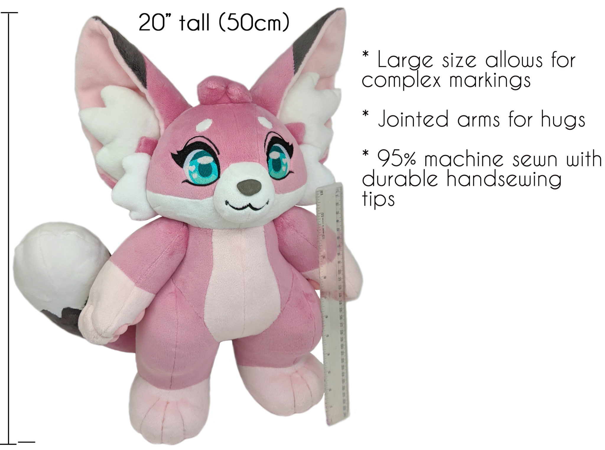 New pattern: Standing anthro plush